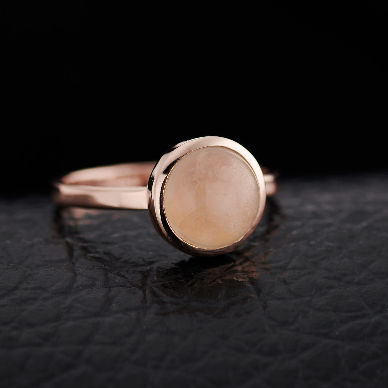 Rose Quartz 14K Rose Gold Ring – Nugent Jewelry